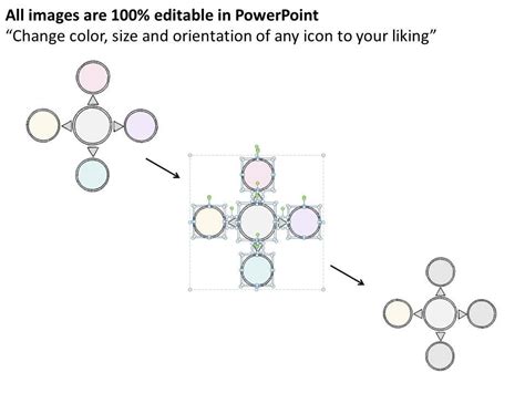 Business Ppt Diagram Diverging Steps Of Business Strategy Powerpoint Template PowerPoint