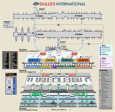 Airport And Terminal Maps Flydulles
