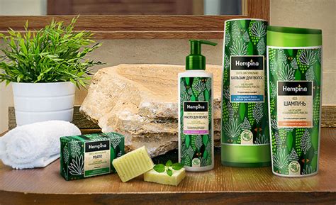 HEMPINA. Cosmetics packaging on Behance