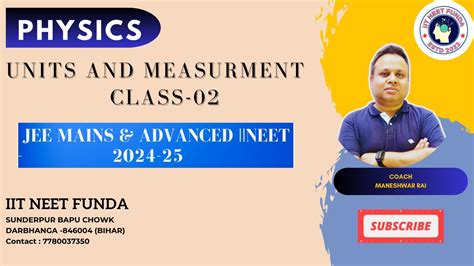 Units And Dimension Class 2 Youtube