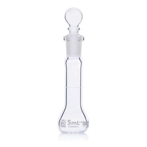 Flask Volumetric Globe Glass 5ml Class A To Contain Tc Astm