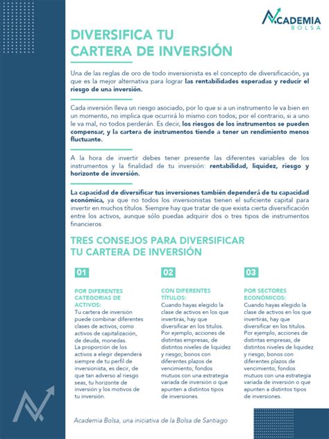 Aprende A Diversificar Tu Inversión Pdf