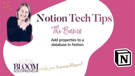 Notion Tips 9 Add Properties To A Database In Notion Youtube