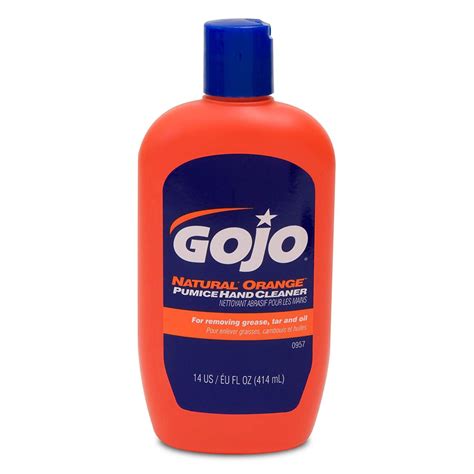 Gojo Natural Orange Pumice Hand Cleaner 14 Fl Oz Quick Acting Lotion