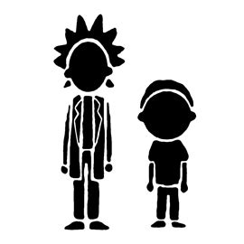 Rick And Morty Stencil Free Stencil Gallery