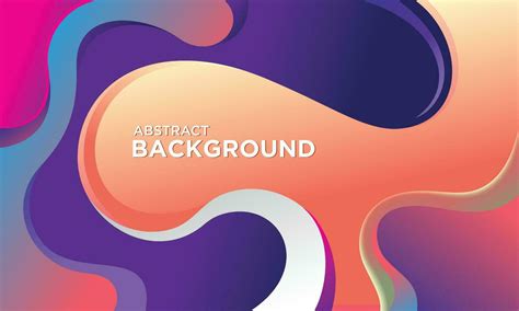 Abstract Wavy Fluid Background Design Full Color Gradient Vector 30209623 Vector Art At Vecteezy