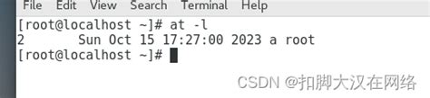 Linux一次性计划任务和周期计划任务linux 一次性计划任务 Csdn博客