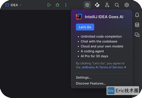 Intellij Idea 中 Junie Ai 初体验 Eric技术圈