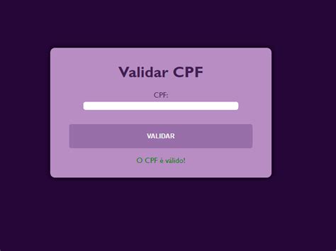 Validação De Cpf E Email Validacaoemailcpf