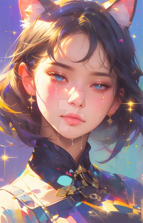 Crying Anime Girl By Sunsetnovaa On Deviantart