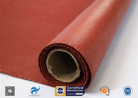 Heat Resistance Fiberglass Fabric Roll Silicone Coated Fiberglass