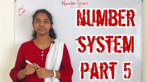 NUMBER SYSTEM PART APTITUDE TNPSC UPSC YouTube