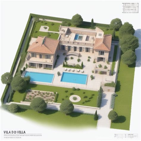 Villa Floor Plan Stable Diffusion Online