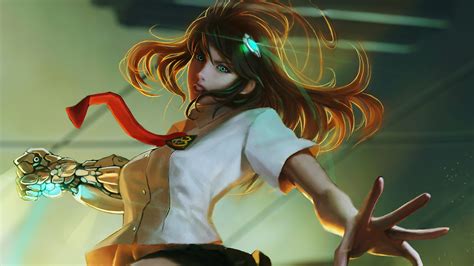 Anime Cyborg Girl Wallpaper