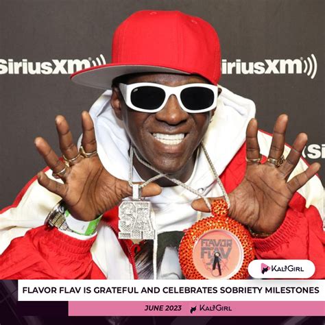Flavor Flav Is Grateful And Celebrates Sobriety Milestones Kali Girl Blog
