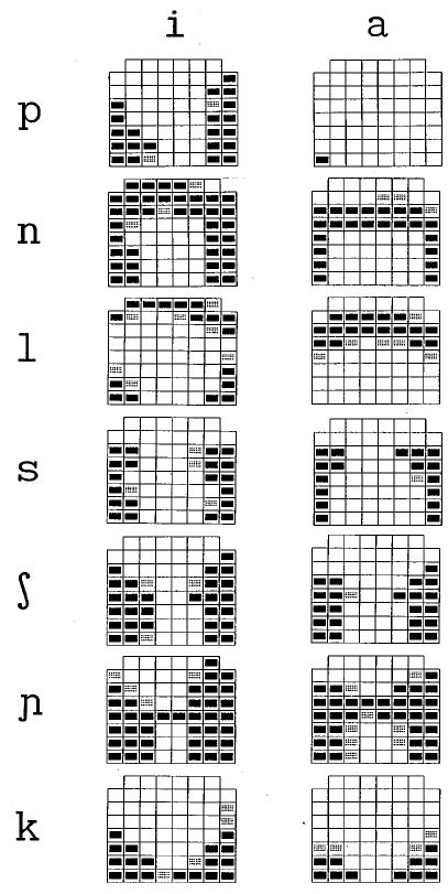 Linguopalatal Configurations At Consonantal Midpoint For Different