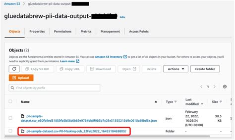 Build a data pipeline to automatically discover and mask PII data with AWS Glue DataBrew ...