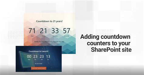 How To Add Countdown Timers To Your Sharepoint Prowess Consulting