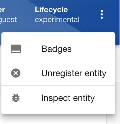 Customize The Entity Context Menu In Catalog · Issue 10434 · Backstage