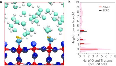 Structure Of The Water TiO Interface In Aqueous Conditions A Download Scientific Diagram
