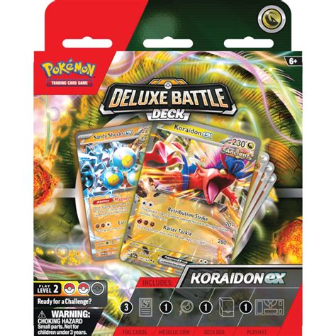 Pokemon Tcg Deluxe Battle Deck Koraidon Ex Shopville