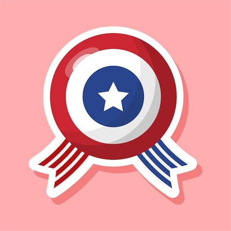 Premium Vector Th Of July Sticker Collection