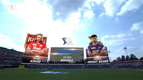 Panjab Kings Vs Kolkata Knight Riders Match No2 One News Page Video