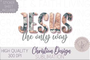 Jesus Christian Sublimation PNG Graphic By Grace And Faith Living