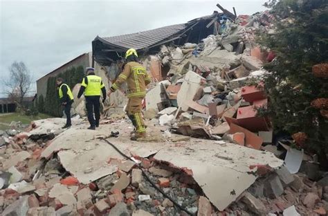 Wybuch Gazu W Domu Jednorodzinnym Dwie Osoby W Szpitalach