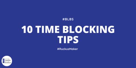 10 Time Blocking Tips Better Leaders Better Babes