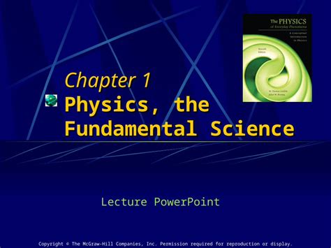 ppt chapter 1 physics the fundamental science lecture powerpoint