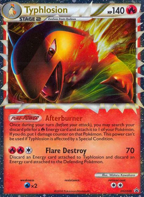 Typhlosion Hgss09 Hgss Black Star Promos 2010 Pokemon Card