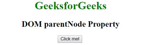 Html Dom Parentnode
