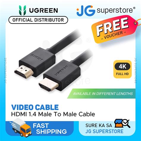 Ugreen 4k Uhd Hdmi 20 Male To Male Cable High Speed 102gbps With