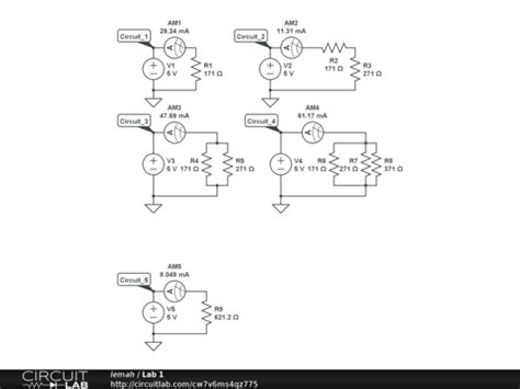Lab 1 Circuitlab