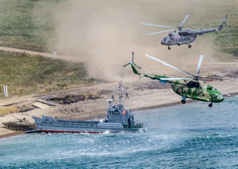 東方2018軍演 俄軍南千島群島海域模擬搶灘