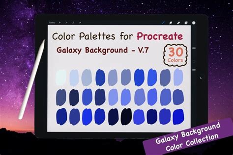 Procreate Color Palettes Galaxy Background V 7