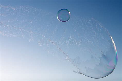 Explosion Bubble Blowing Big Soap Bubbles In The Air Freedom Summer