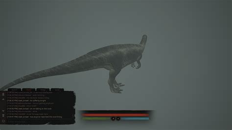 Dinosaur Falling Through The Map · Issue 2720 · Alderon Games