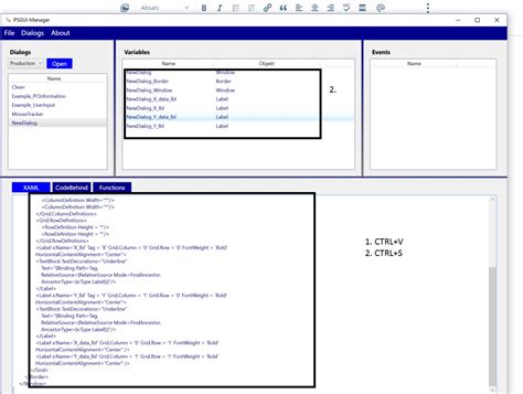 Psgui Hello World Howto Power In The Shell