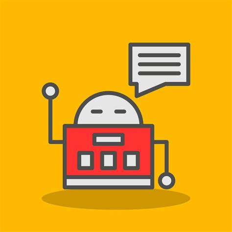 Chatbot Vector Icon Design 25607594 Vector Art At Vecteezy