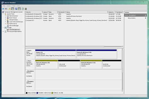 merge two unallocated spaces solved