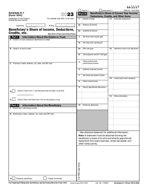 Irs Form K1 2023 Fill Out Sign Online DocHub