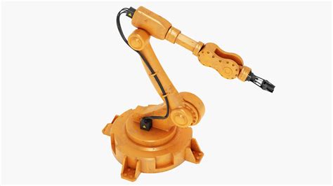 Industrial Robotic Arm 3d Model By Firekash