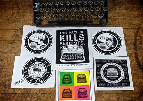 This Machine Kills Fascists Vinyl Stickers Etsy
