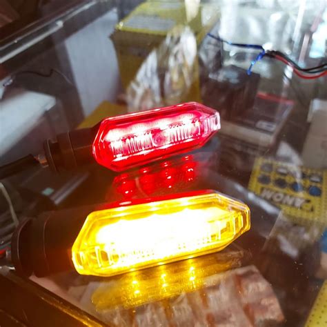 Jual Sein Running Led Panah 2 Sisi Sein Runing Vixion Cbr Cb Klx Xabre Taiger Scorpio Crf Lampu