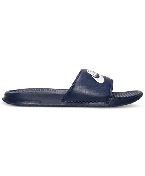 Nike Mens Benassi Jdi Slide Sandals From Finish Line Macys