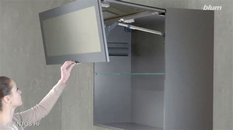 Blum Aventos Hf Механизъм за горен ред шкафове Youtube