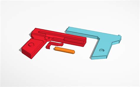 3d Design Working Gun Tinkercad
