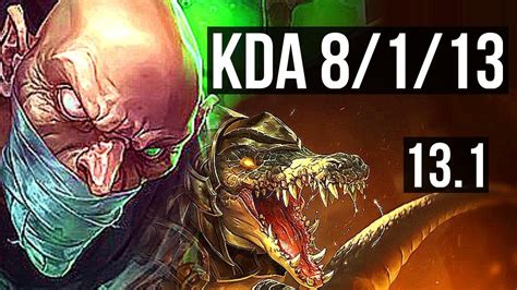 Singed Vs Renekton Mid Rank Singed Games M